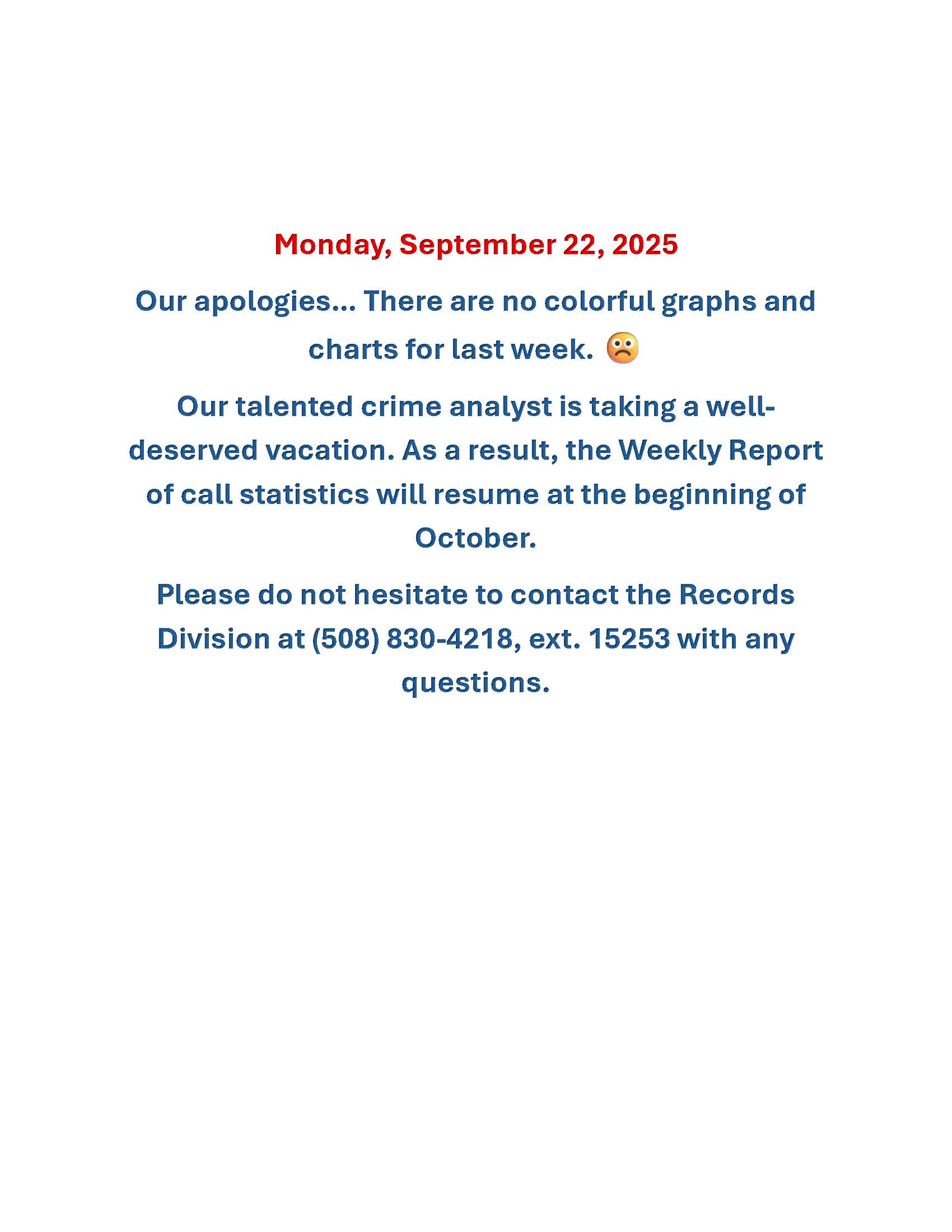 Police Logs – Plymouth Police Department